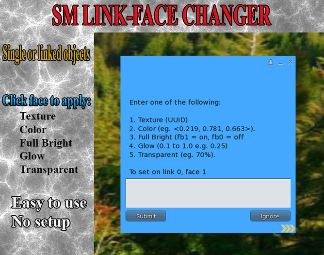 Second Life Marketplace - SM LINK-FACE CHANGER DEMO